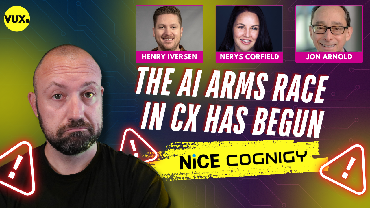 NiCE & Cognigy: The AI arms race in CX has begun • VUX World